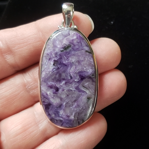 Jewelry | Rare Charoite Pendant | Poshmark